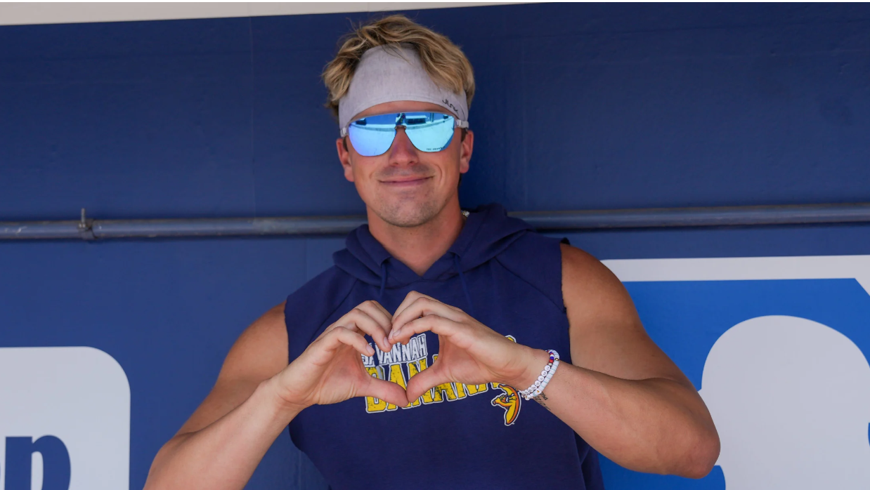 Savannah Bananas baseball star Jackson Olson pays tribute to Little ...